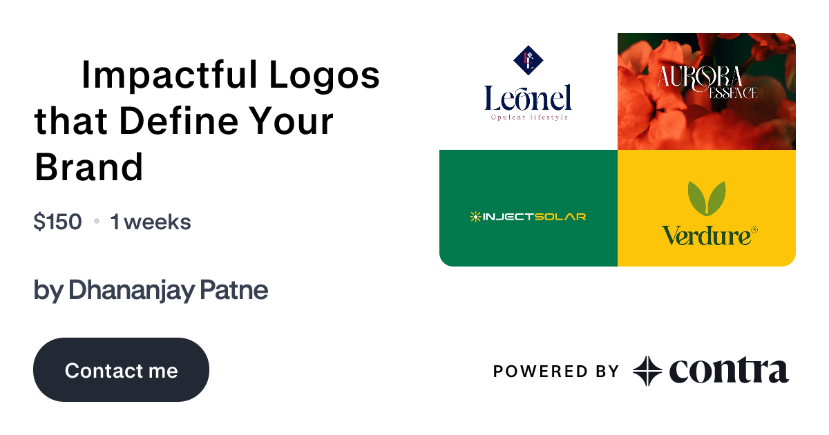 ⭐️ Impactful Logos that Define Your Brand by Dhananjay Patne