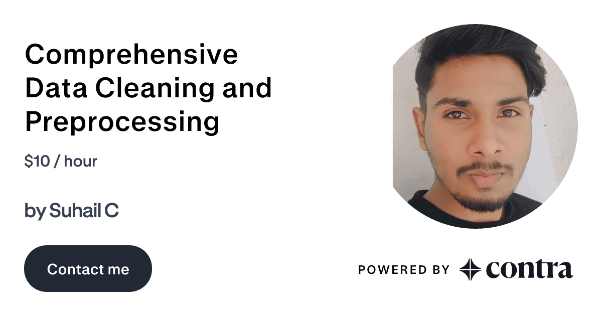 Comprehensive Data Cleaning and Preprocessing by Suhail C
