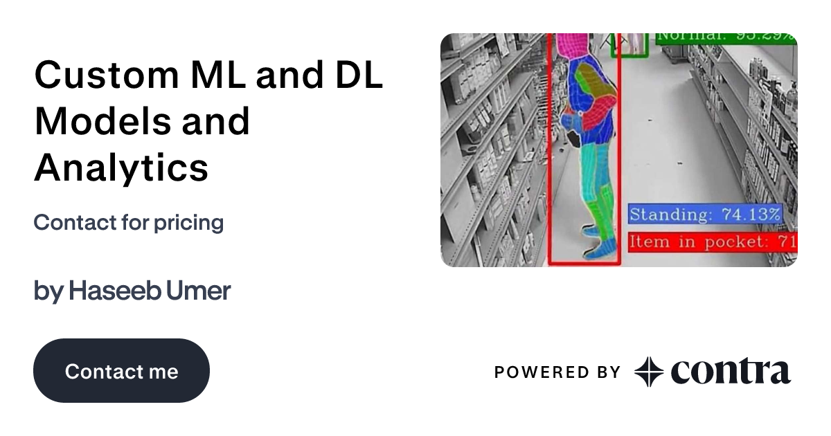 Custom ML and DL Models and Analytics by Haseeb Umer