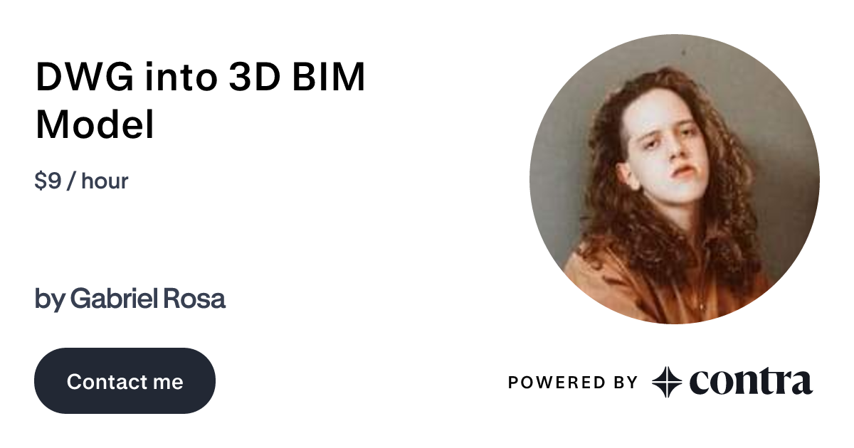DWG into 3D BIM Model by Gabriel Rosa