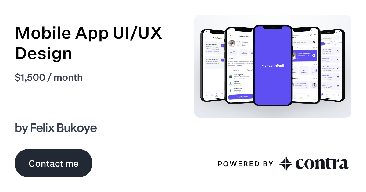 Mobile App UI/UX Design by Felix Bukoye