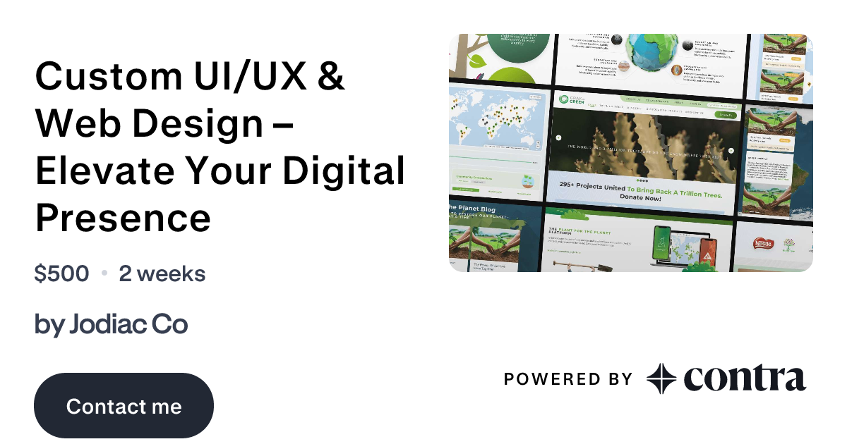 Custom UI/UX & Web Design – Elevate Your Digital Presence by Jodiac Co