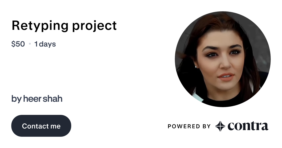 Retyping project by heer shah