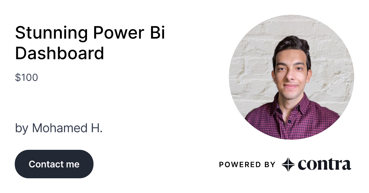 Stunning Power Bi Dashboard by Mohamed H. Stunning Power Bi Dashboard by Mohamed H.