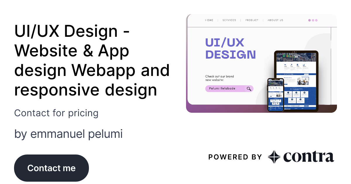 UI/UX Design - Website & App design Webapp and responsive design by ... UI/UX Design - Website & App design Webapp and responsive design by ...