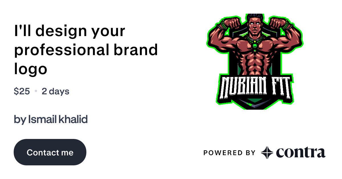 I'll design your professional brand logo by Ismail khalid