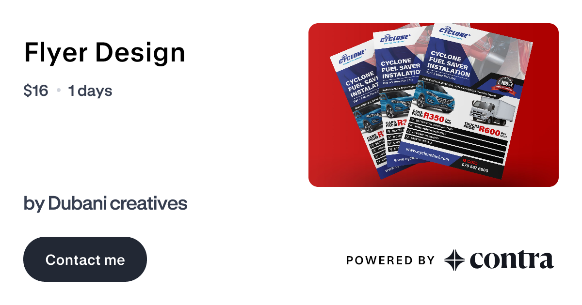 Flyer Design by Dubani creatives