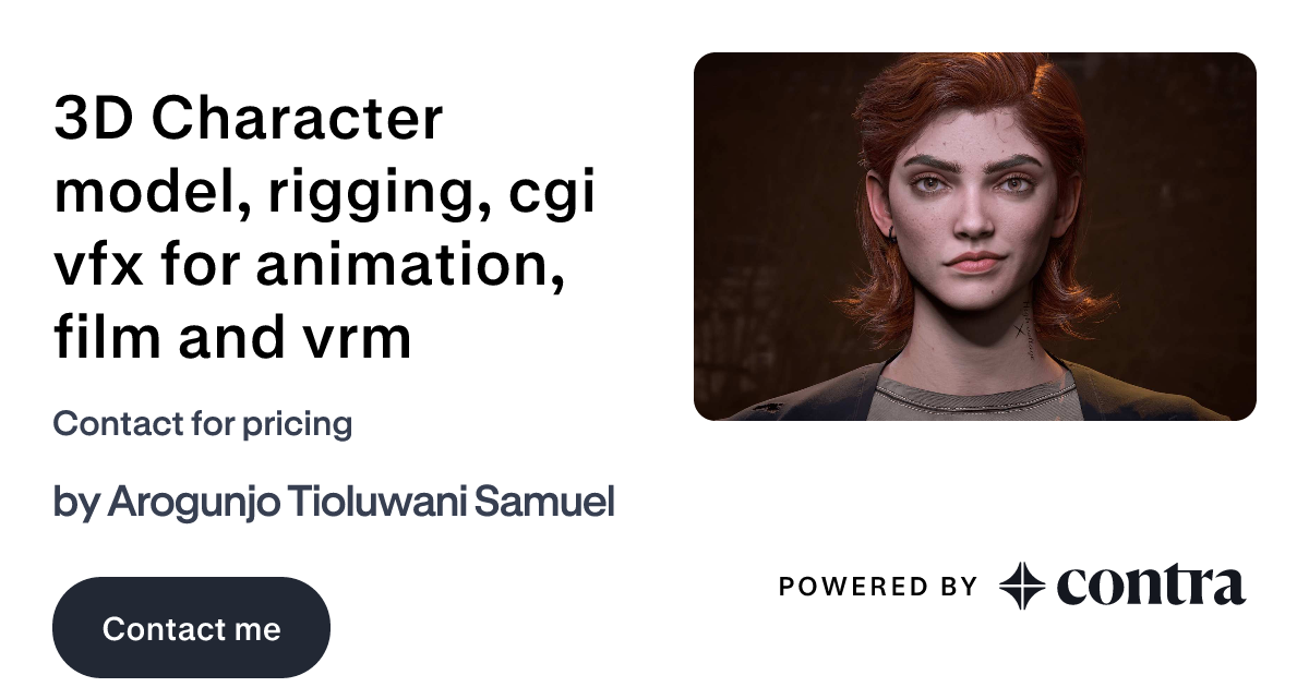 3D Character model, rigging, cgi vfx for animation, film and vrm by ...