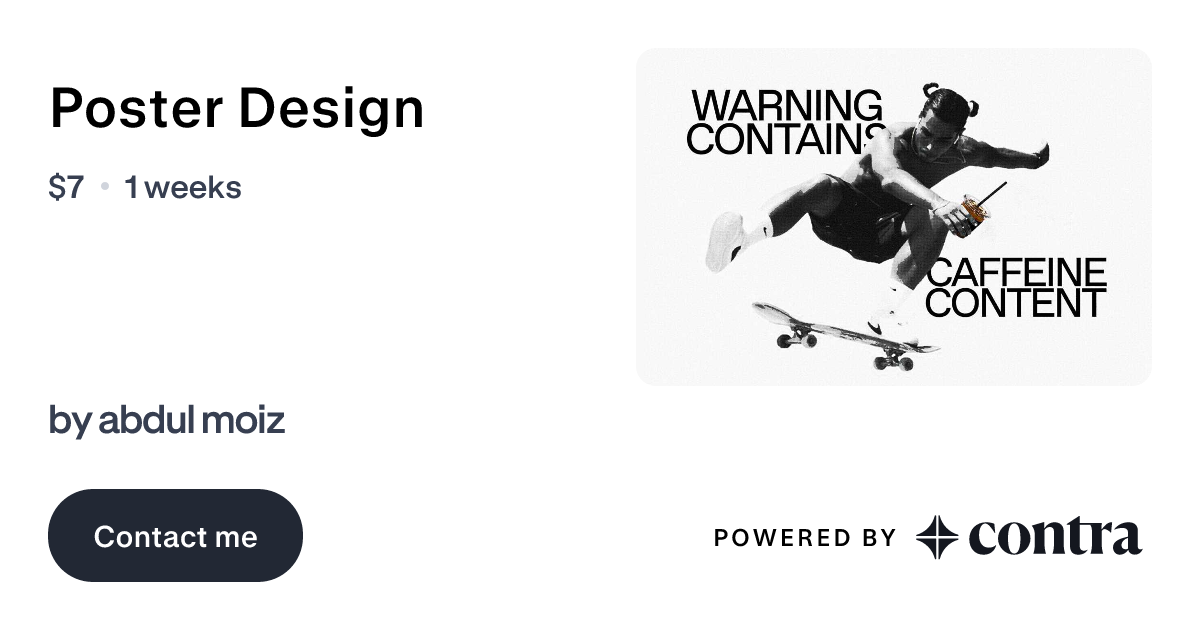 Poster Design by abdul moiz