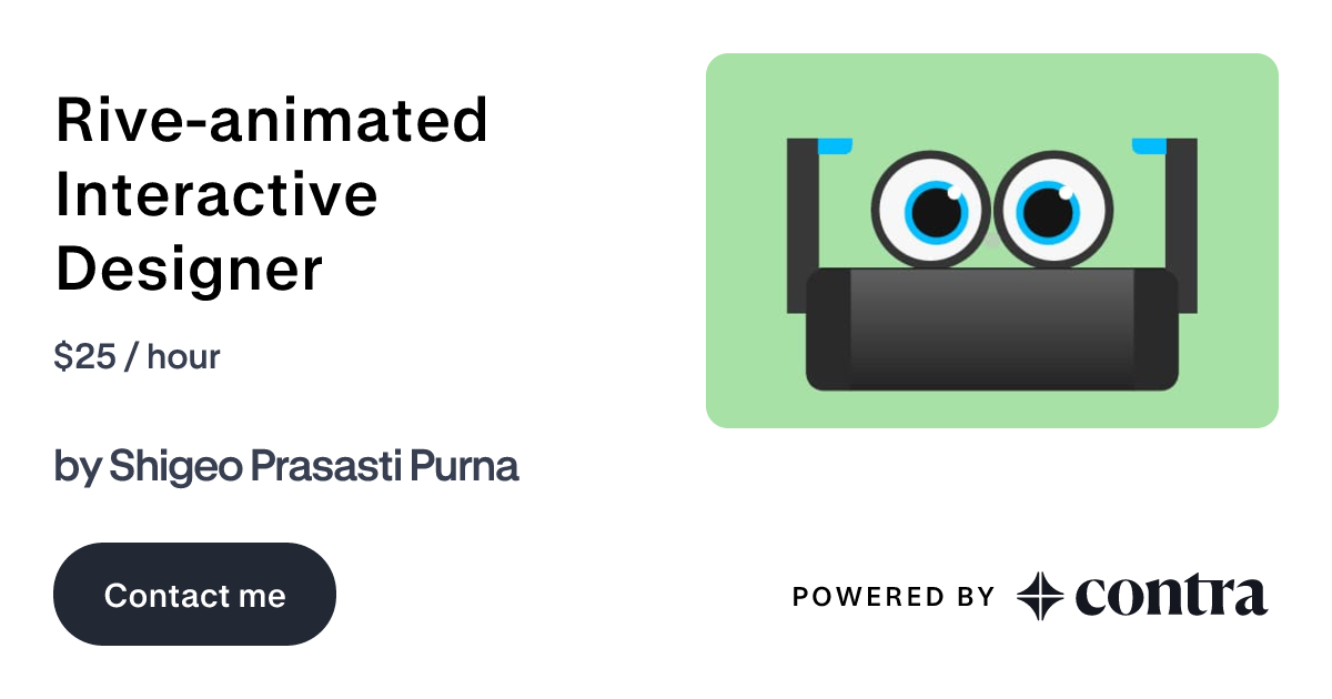 Rive-animated Interactive Designer by Shigeo Prasasti Purna