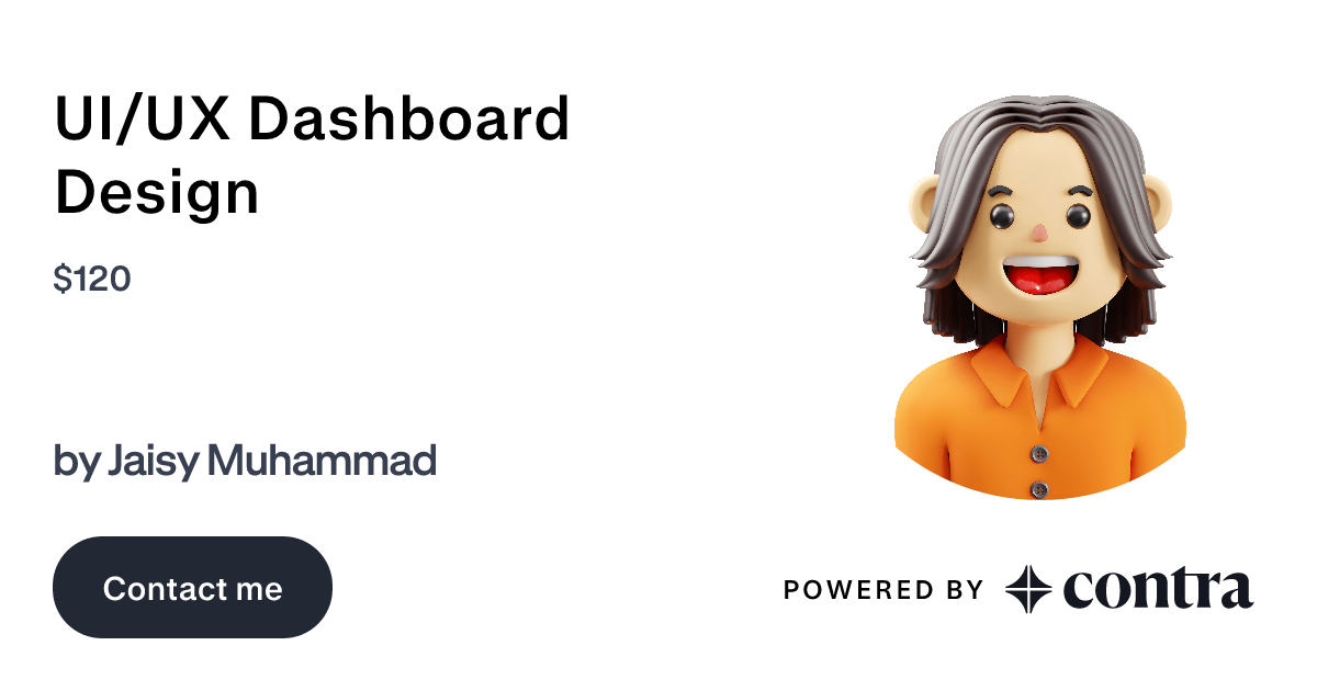UI/UX Dashboard Design by Jaisy Muhammad