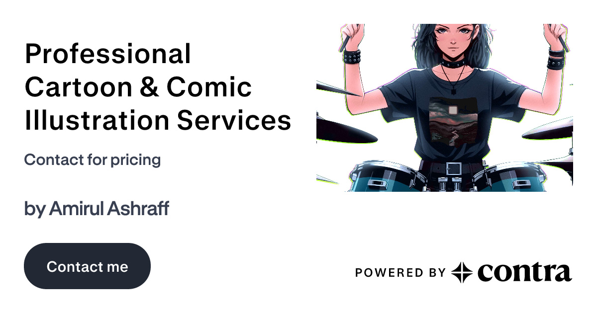 Professional Cartoon & Comic Illustration Services by Amirul Ashraff