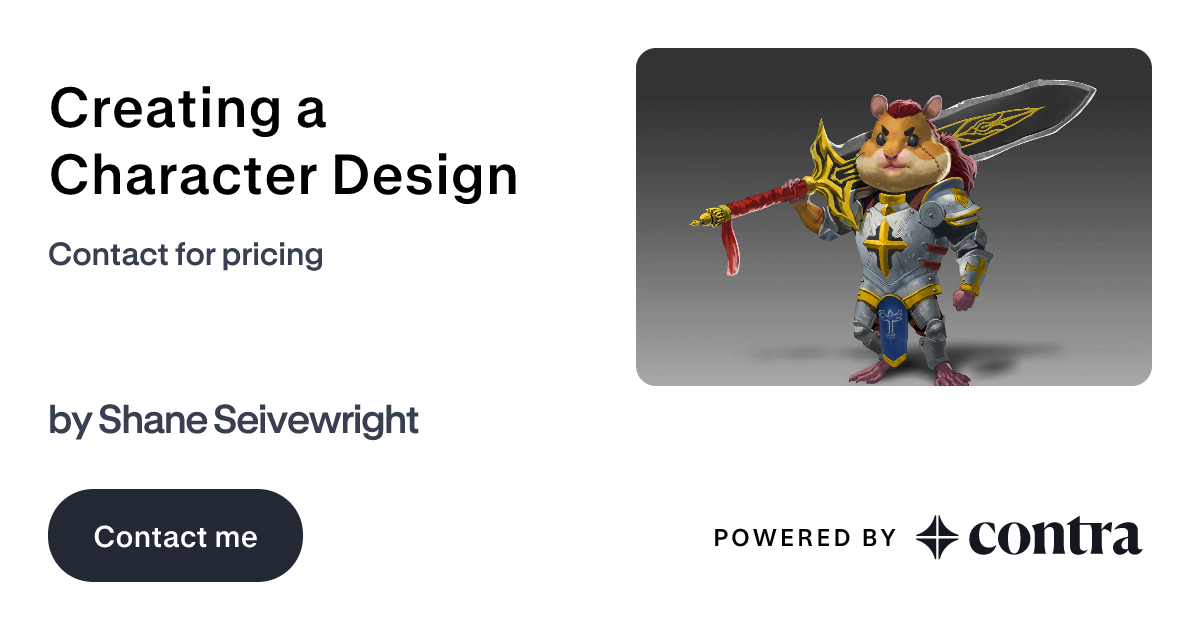 Creating Character Concept Art for Studios by Shane Seivewright