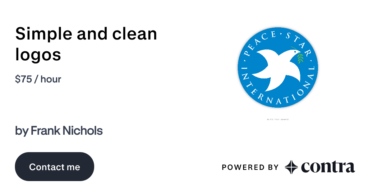 Simple and clean logos by Frank Nichols