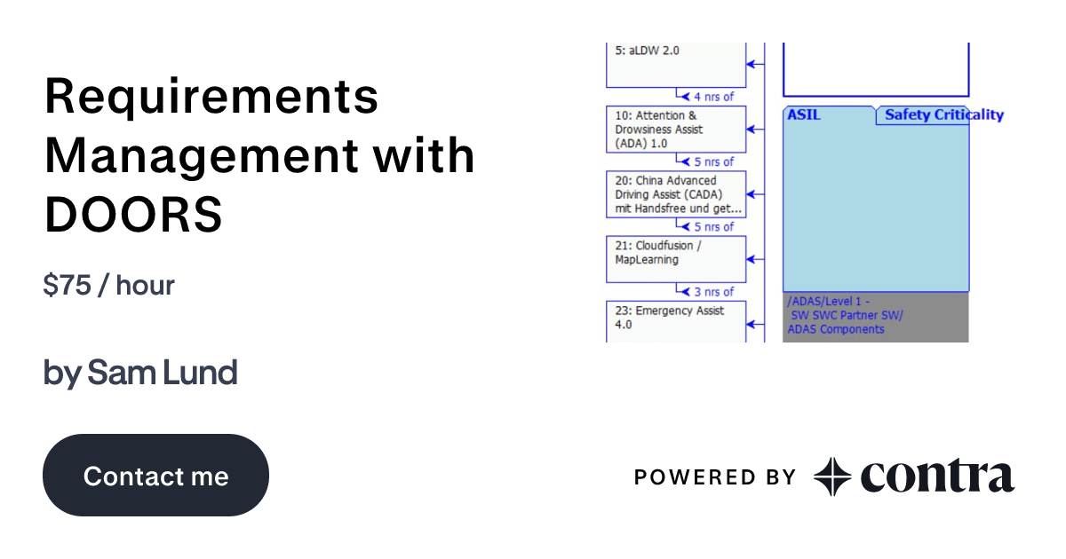 Requirements Management with DOORS by Sam Lund