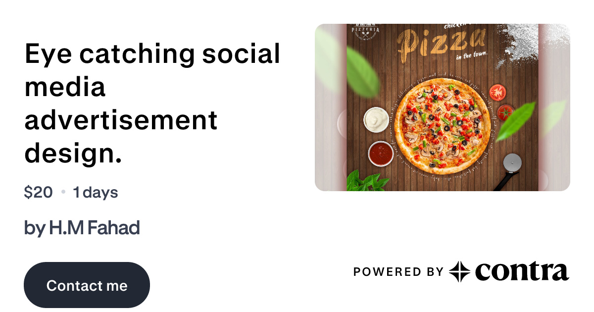 Eye catching social media advertisement design. by H.M Fahad