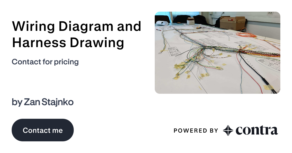Wiring Diagram and Harness Drawing by Zan Stajnko