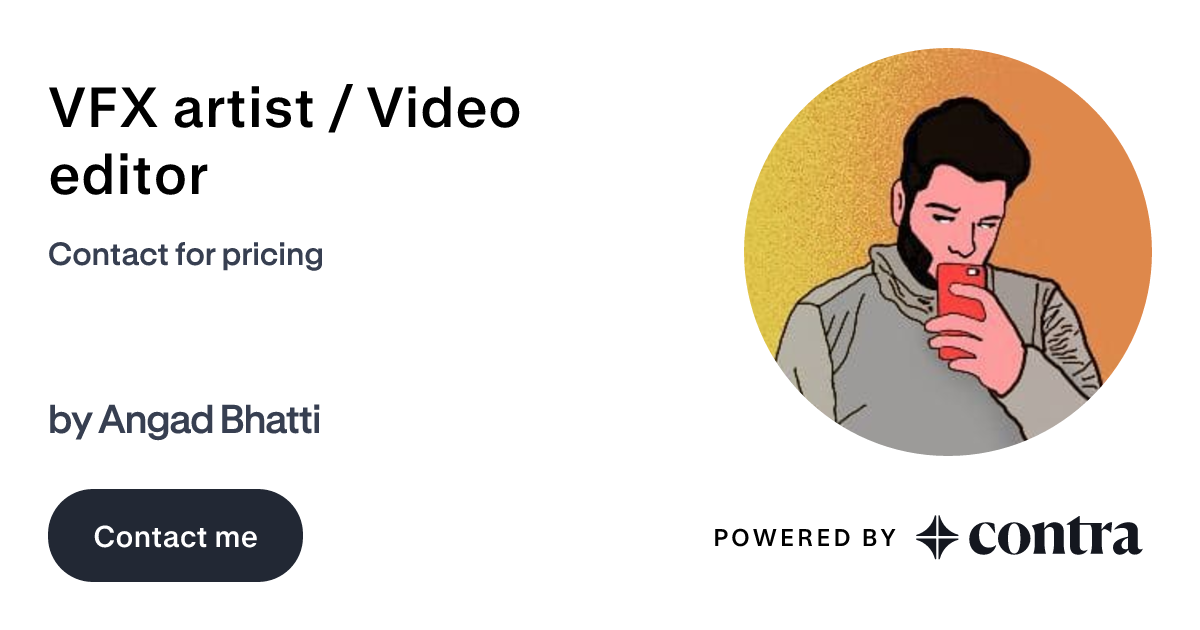 VFX artist / Video editor by Angad Bhatti