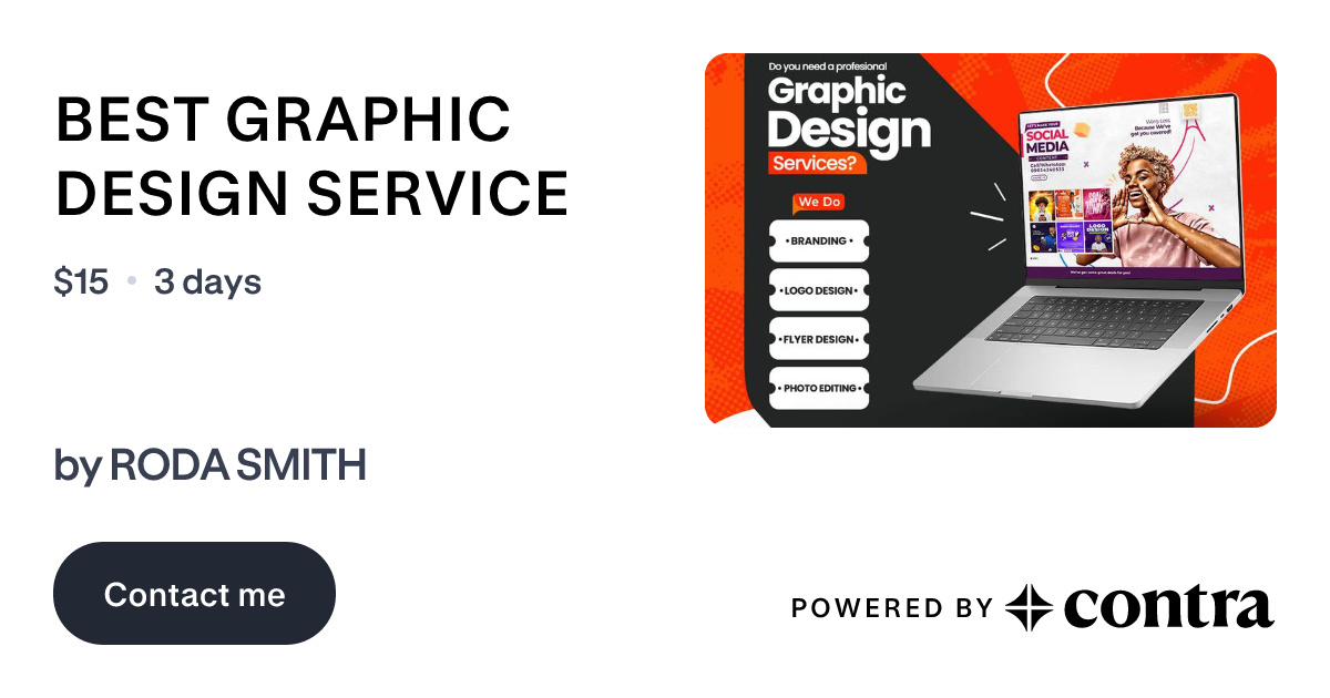 BEST GRAPHIC DESIGN SERVICE by RODA SMITH