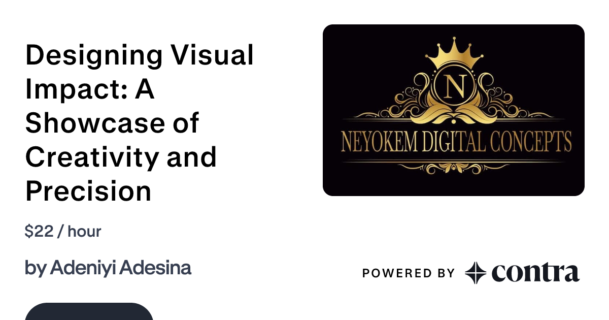 Designing Visual Impact: A Showcase of Creativity and Precision by ...