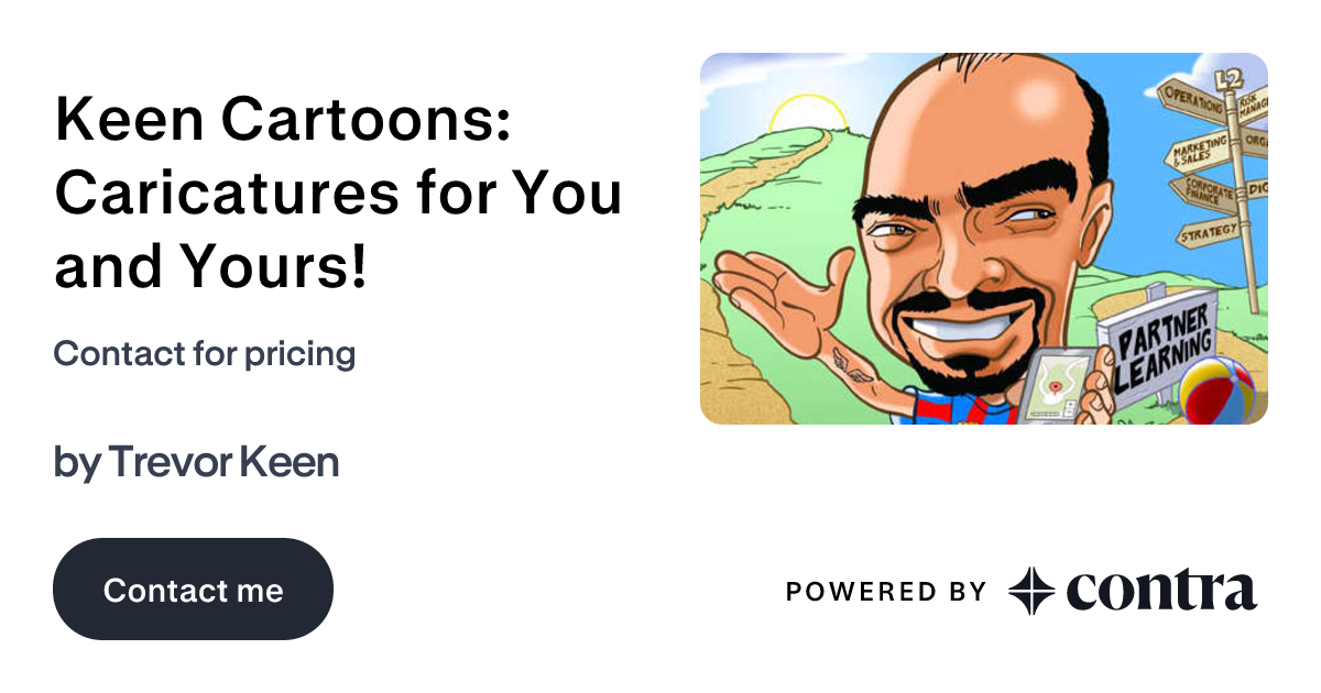 Keen Cartoons: Caricatures for You and Yours! by Trevor Keen