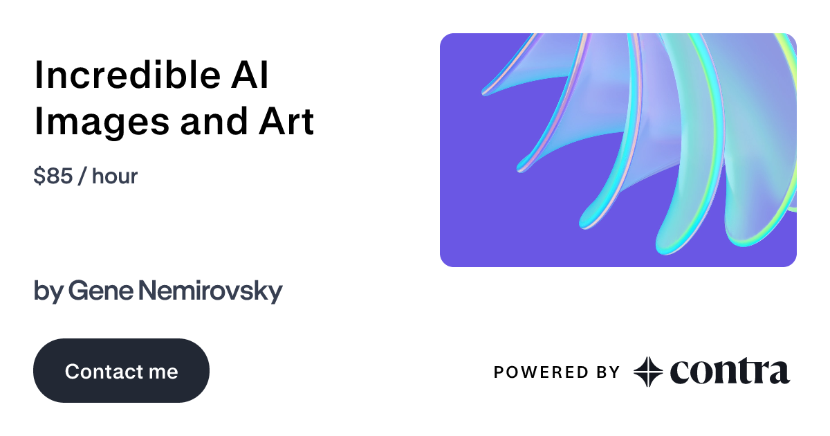 Incredible AI Images and Art by Gene Nemirovsky