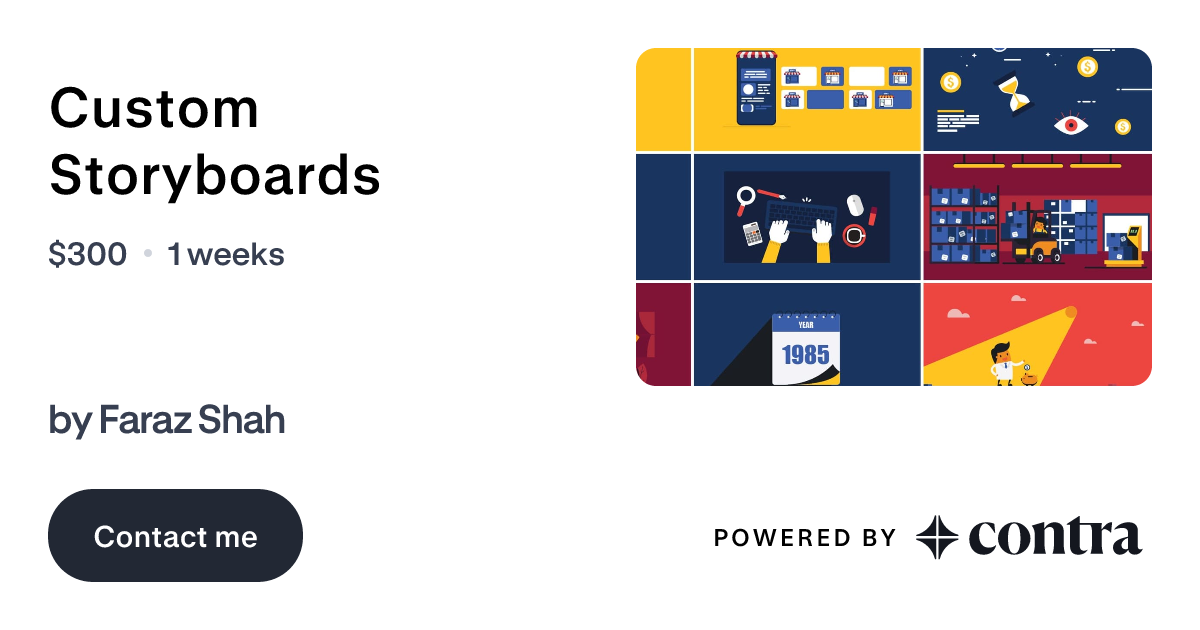 Custom Storyboards by Red Box Motions