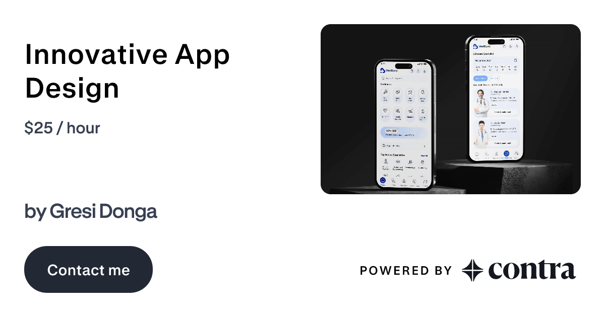 Innovative App Design by Gresi Donga