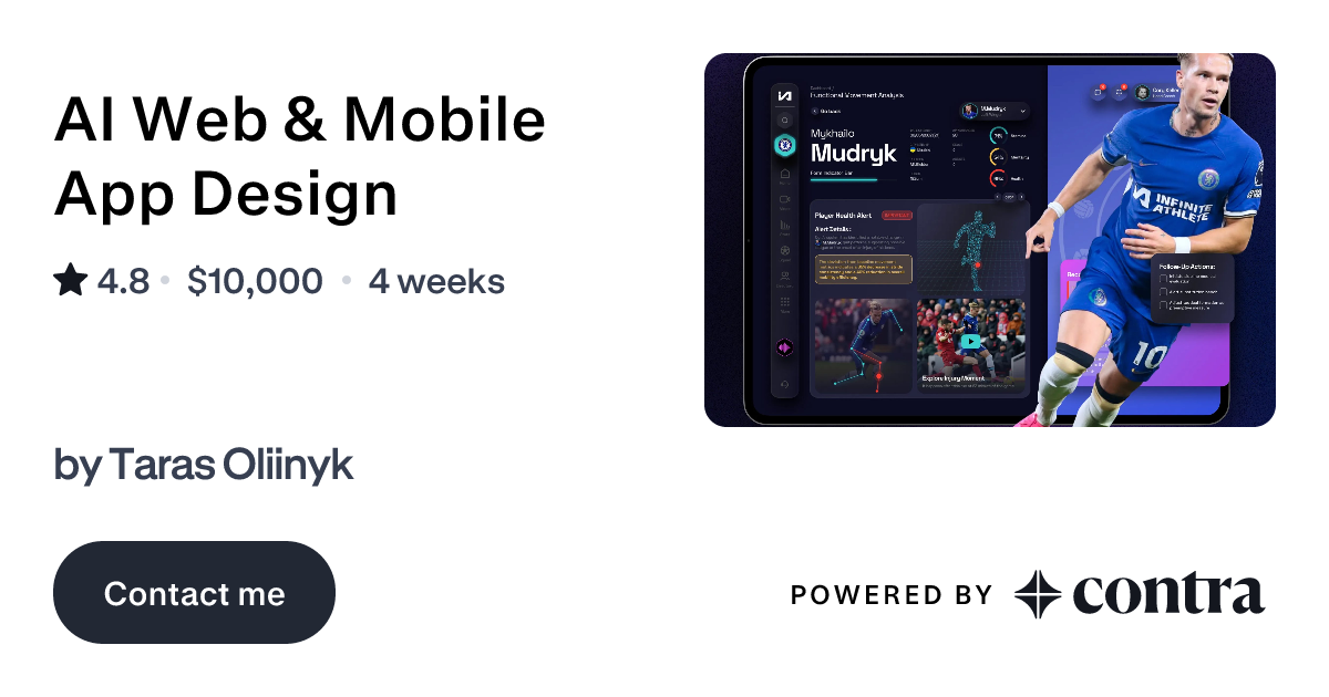 AI Web & Mobile App Design by Taras Oliinyk