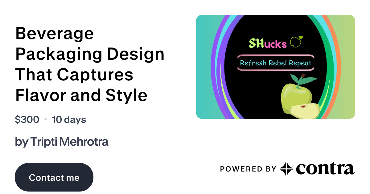 Beverage Packaging Design That Captures Flavor and Style by Tripti Mehrotra