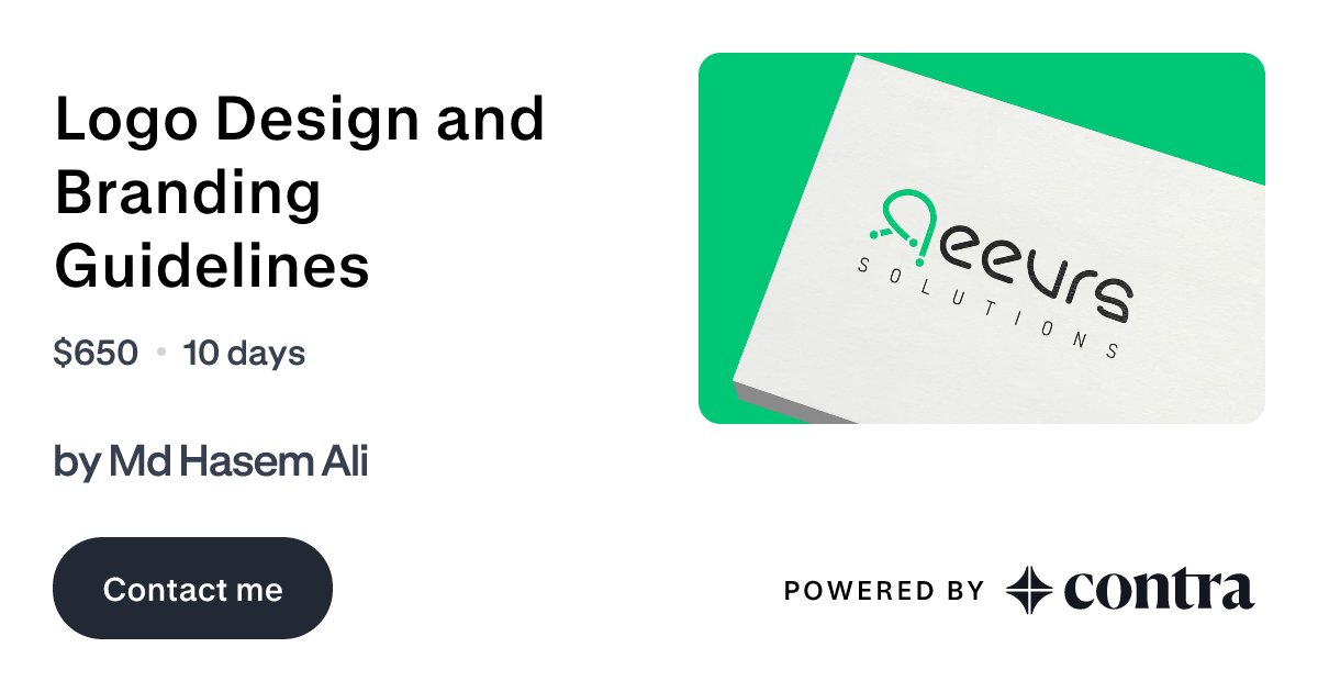 Logo Design and Branding Guidelines by Md Hasem Ali