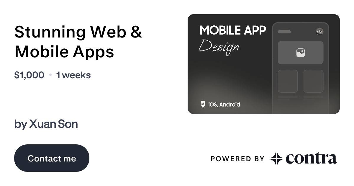 Stunning Web & Mobile Apps by Xuan Son