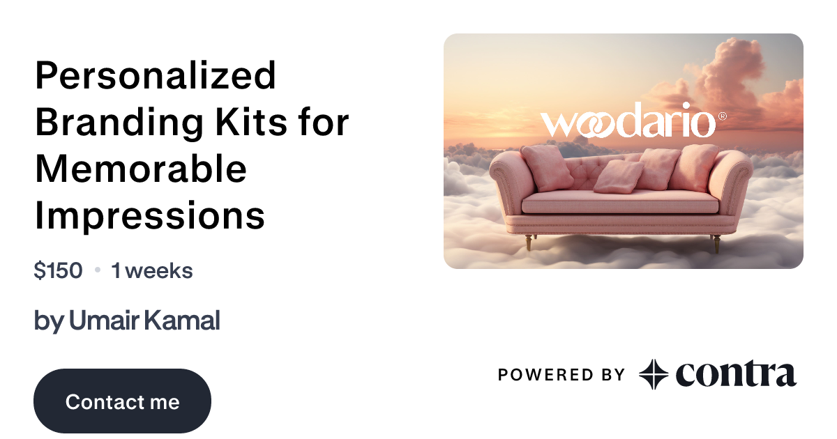 Personalized Branding Kits for Memorable Impressions by Umair Kamal