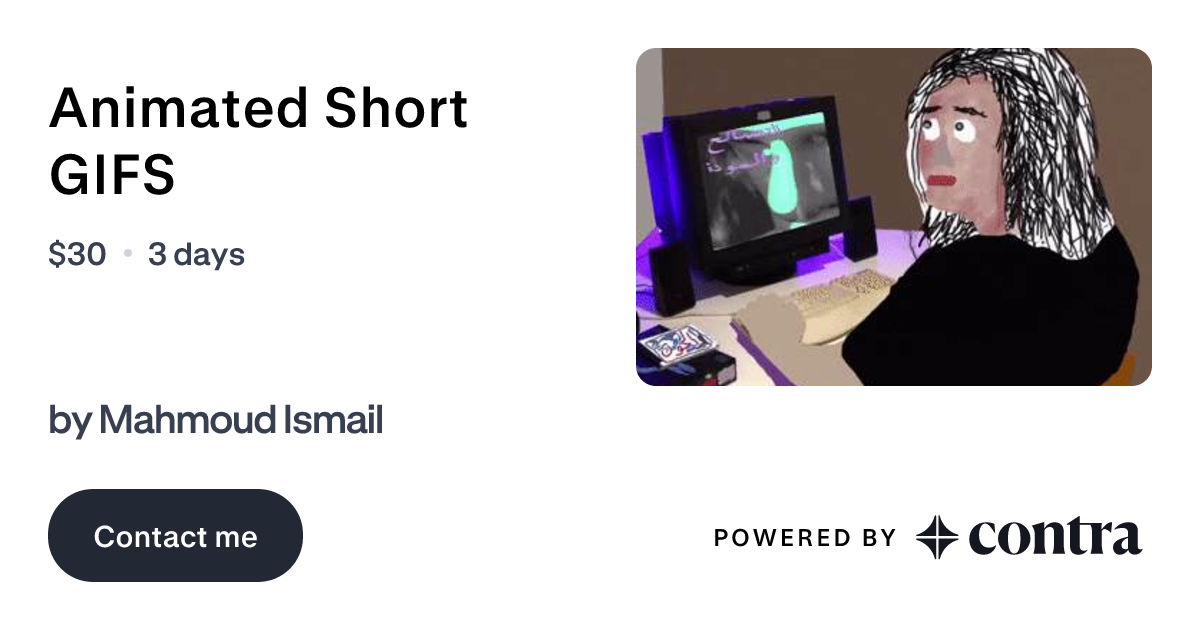Animated Short GIFS by Mahmoud Ismail