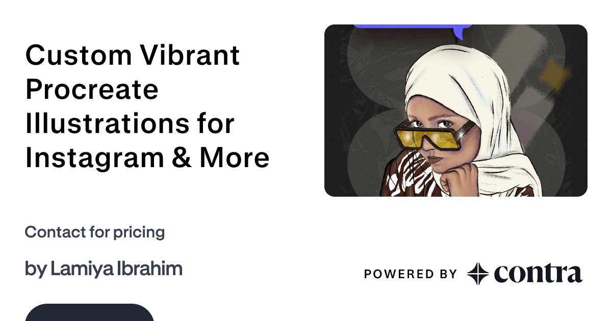 Custom Vibrant Procreate Illustrations for Instagram & More by Lamiya ...