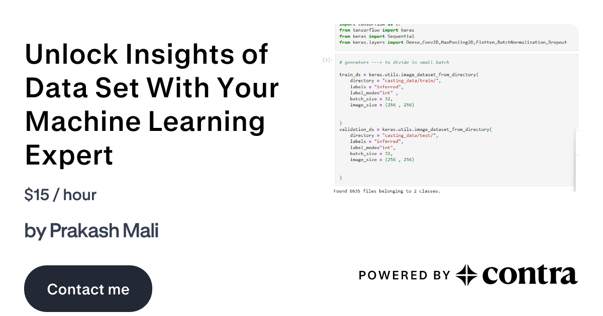 Unlock Insights of Data Set With Your Machine Learning Expert by ...