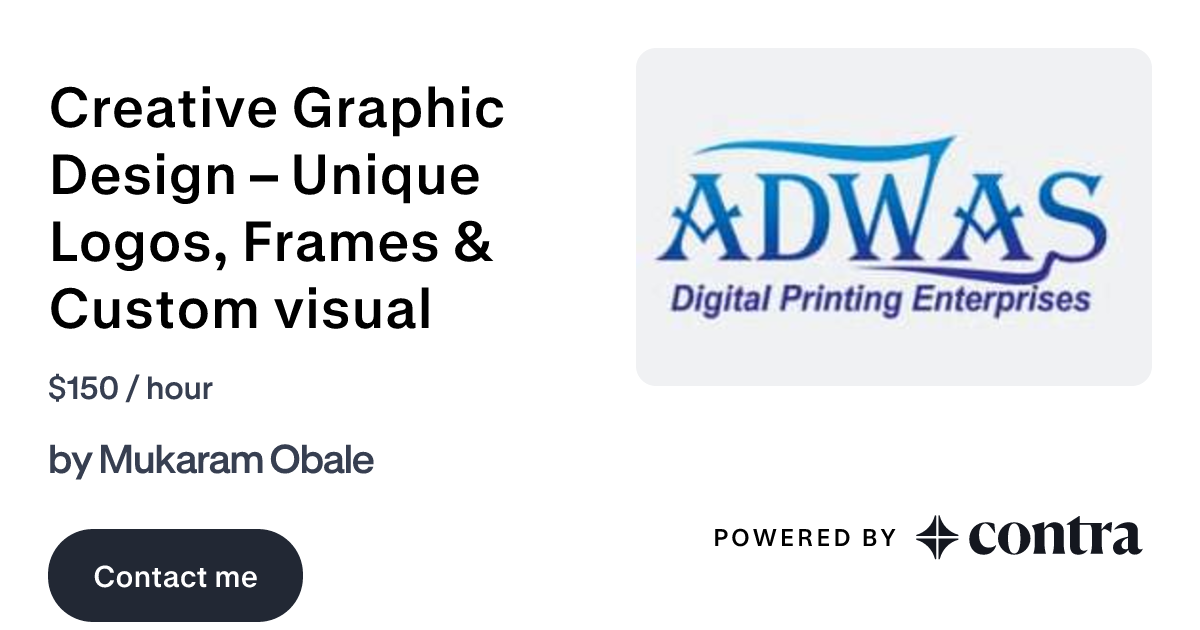 Creative Graphic Design – Unique Logos, Frames & Custom visual by ...