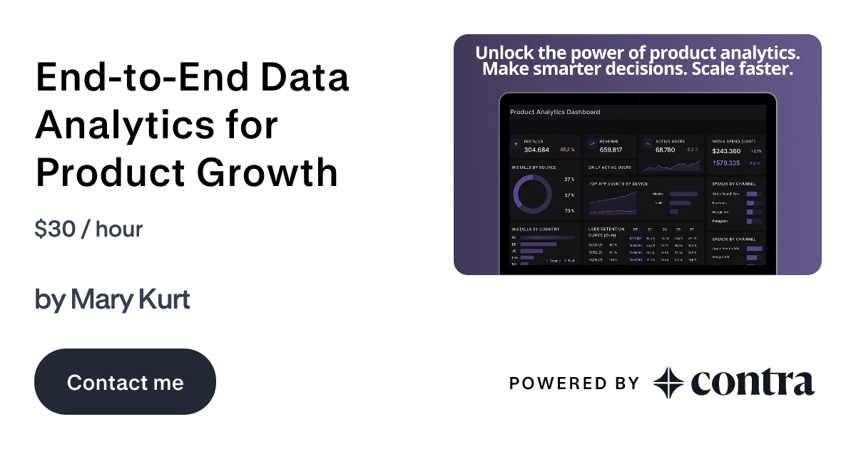 End-to-End Data Analytics for Product Growth by İrem Kurt