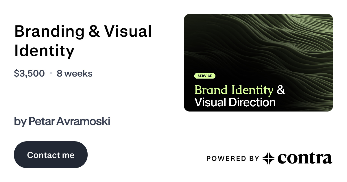 Branding & Visual Identity by Petar Avramoski