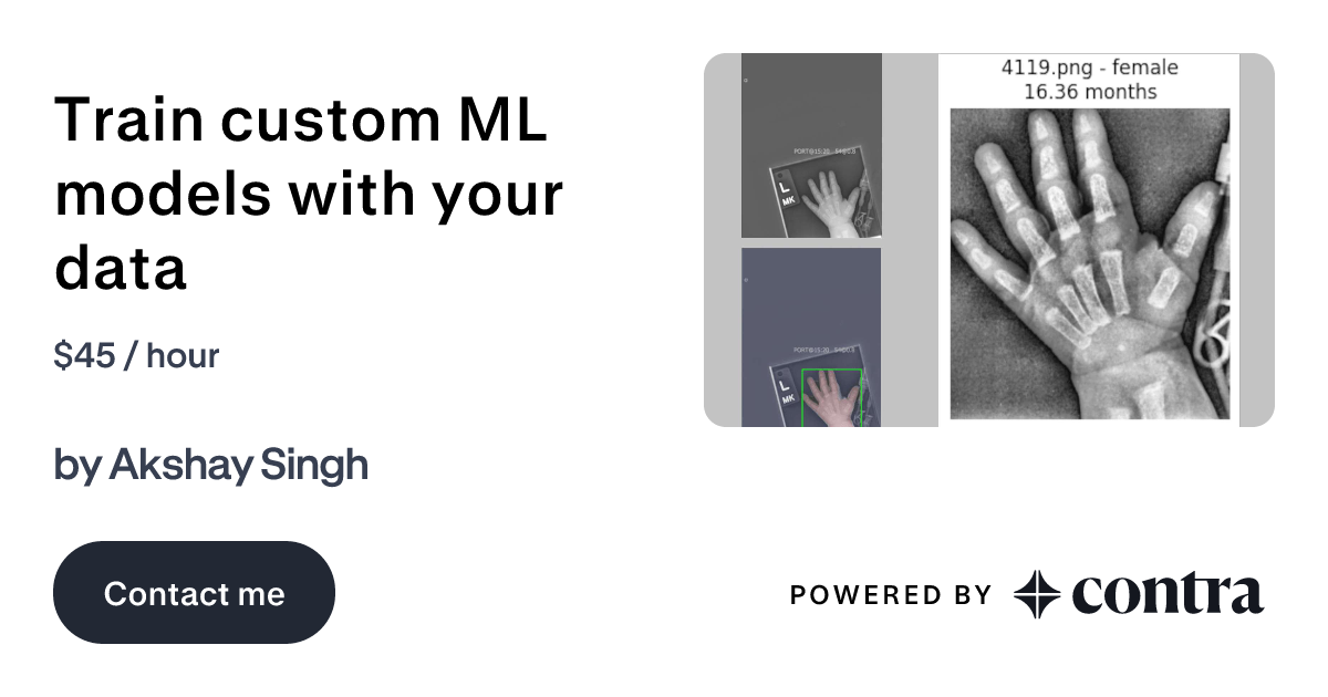 Train customized ML models with your data by Akshay Singh