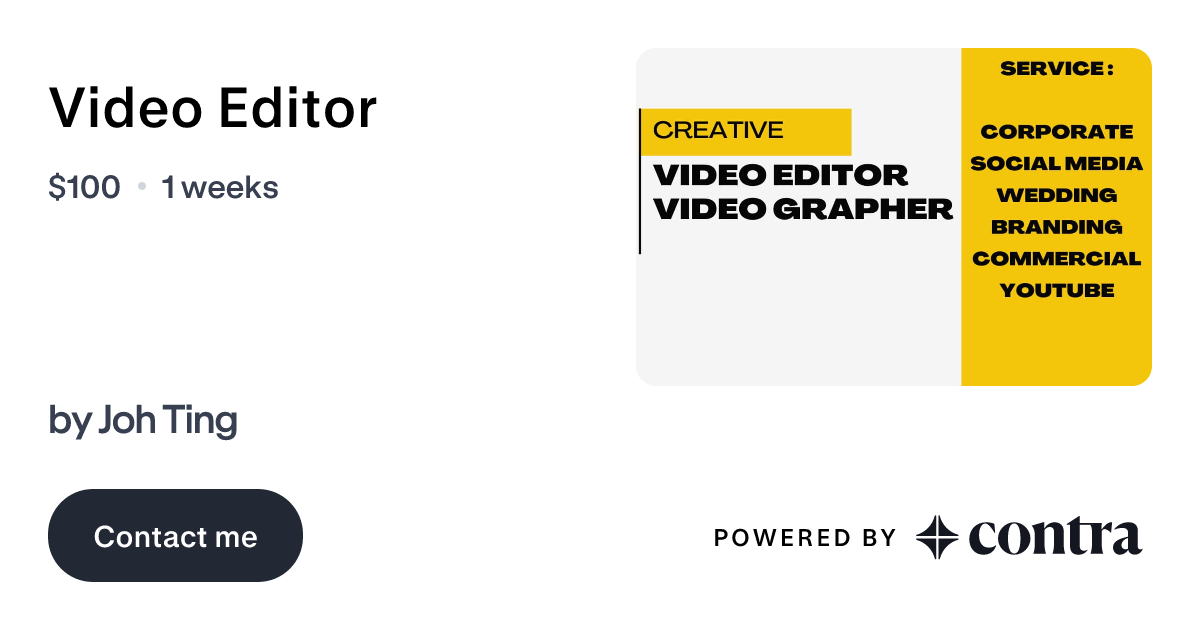 Video Editor by Joh Ting