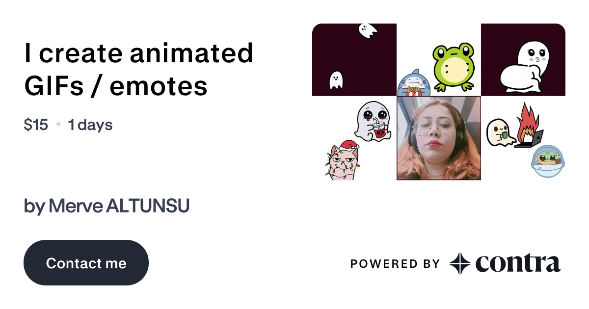 I create animated GIFs / emotes by Merve ALTUNSU