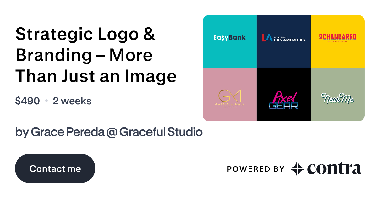 Strategic Logo & Branding – More Than Just an Image by Grace Pereda