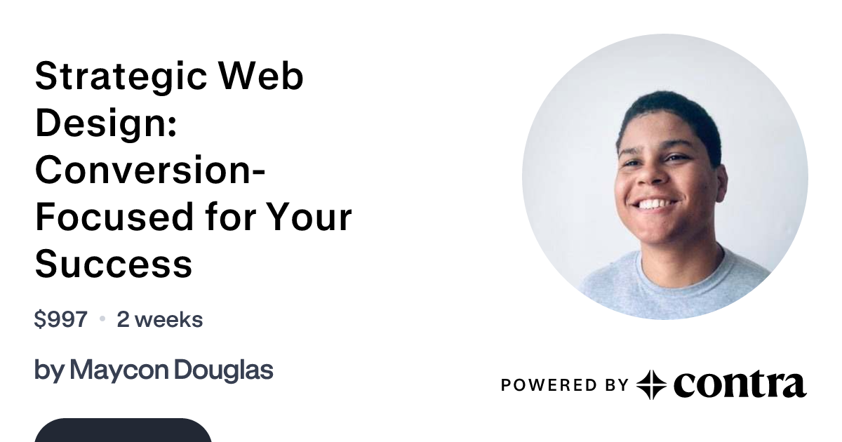 Strategic Web Design: Conversion-Focused for Your Success by Maycon Douglas