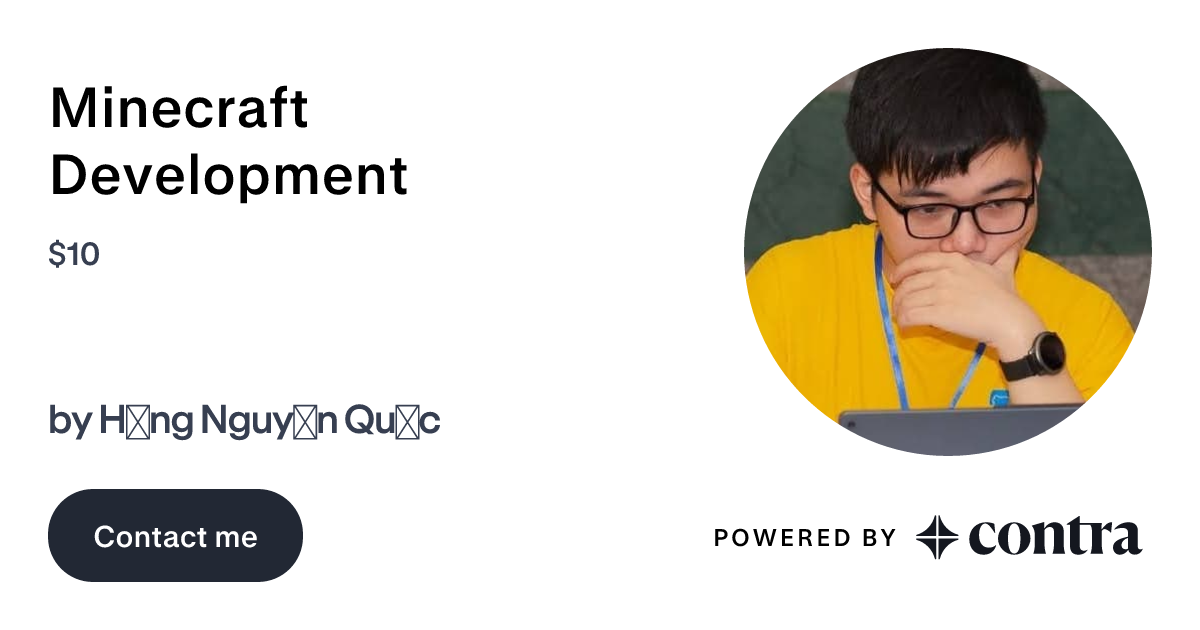 Minecraft Development by Hưng Nguyễn Quốc