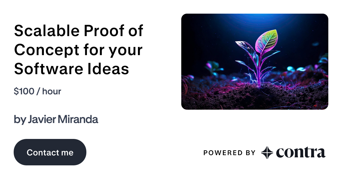 Scalable Proof of Concept for your Software Ideas by Javier Miranda