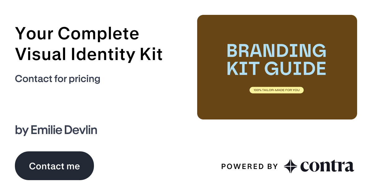 Your Complete Visual Identity Kit by Emilie Devlin