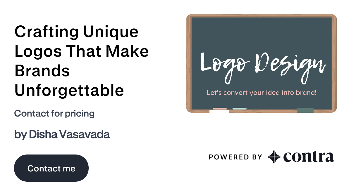 Crafting Unique Logos That Make Brands Unforgettable by Disha Vasavada