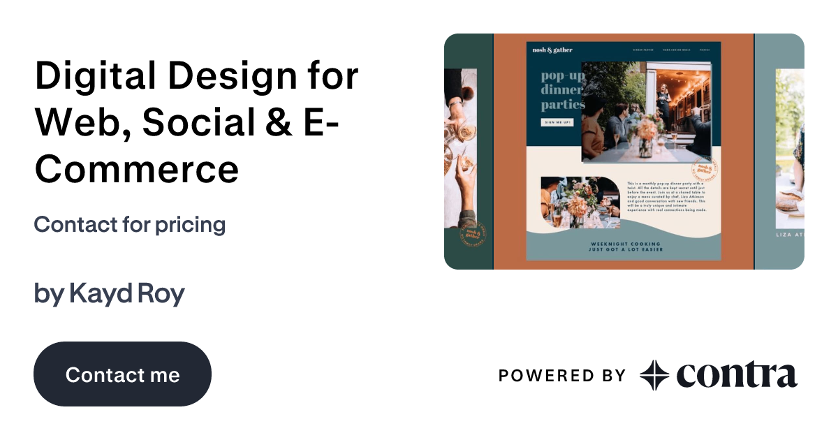 Digital Design for Web, Social & E-Commerce by Kayd Roy