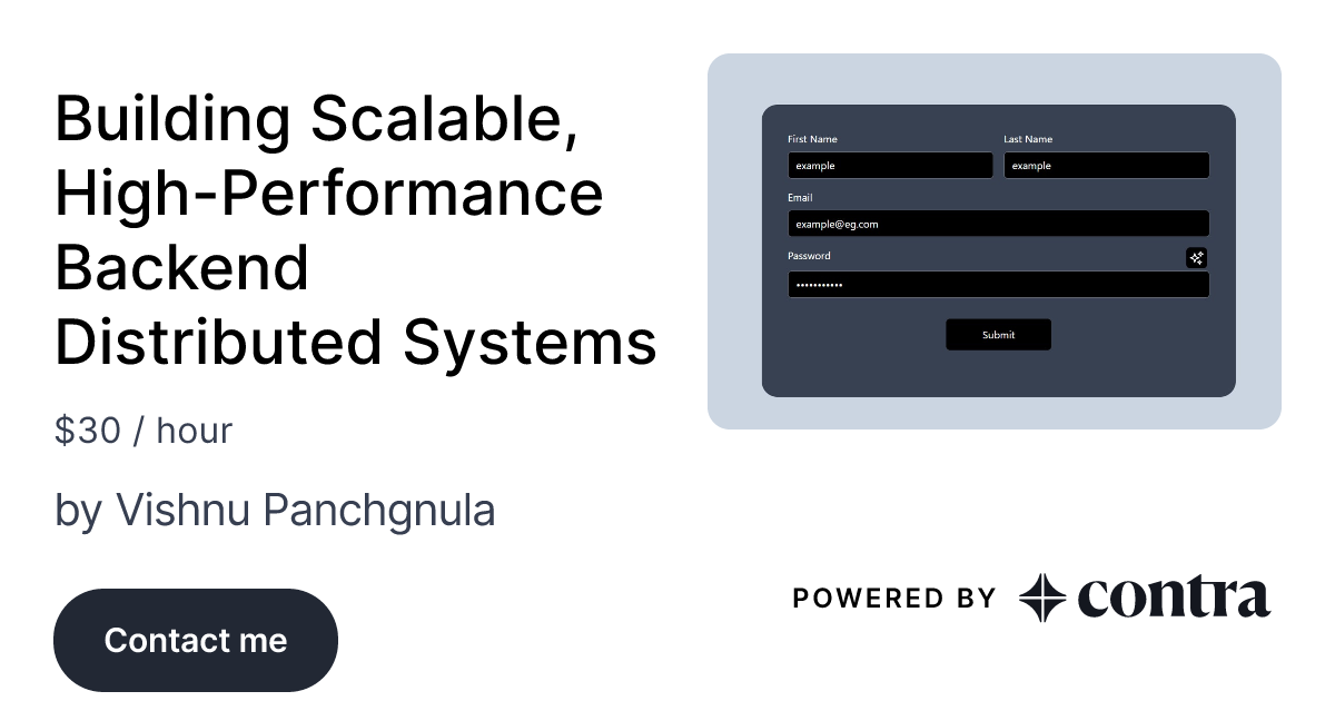 Building Scalable, High-Performance Backend Distributed Systems by ... Building Scalable, High-Performance Backend Distributed Systems by ...